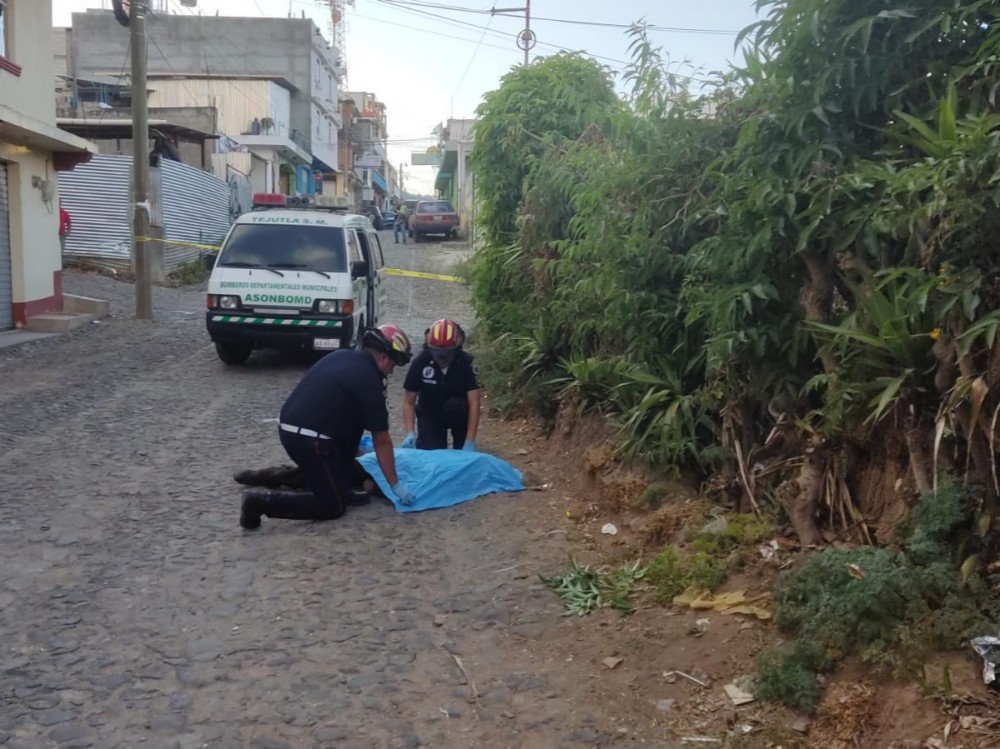 Persona pierde la vida por caída accidental en Tejutla